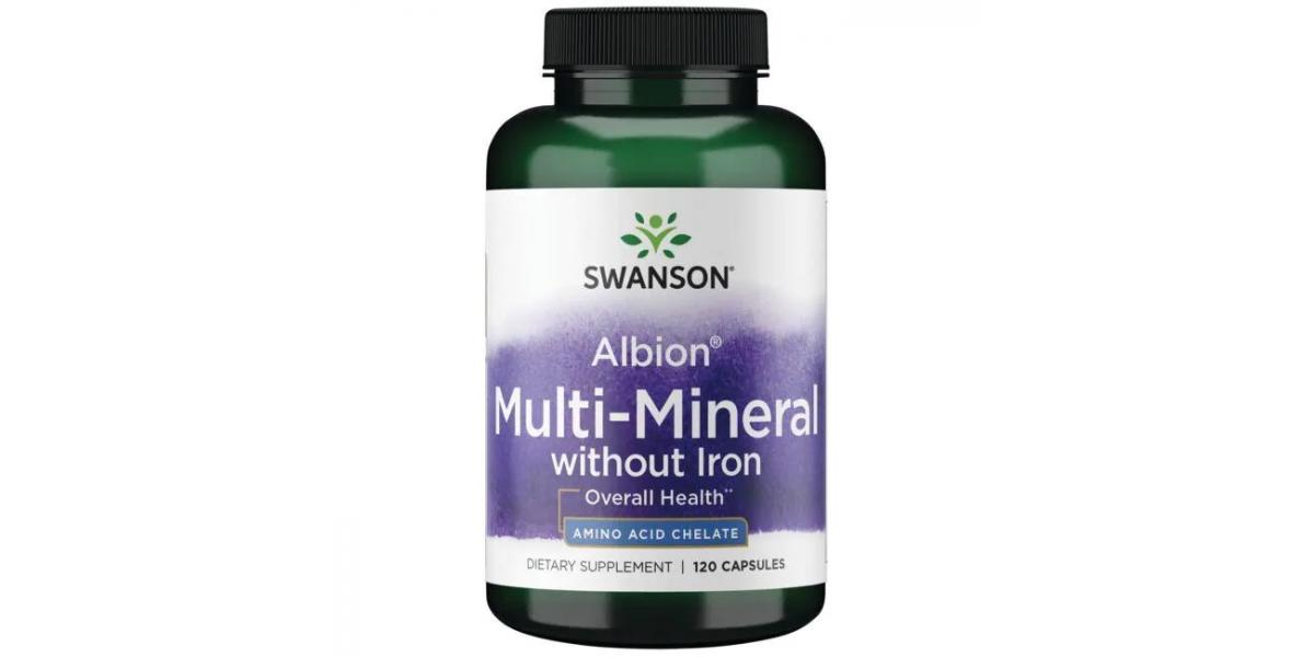 Swanson Albion Multi-Mineral without Iron - 120 caps - Powerbody.com ...