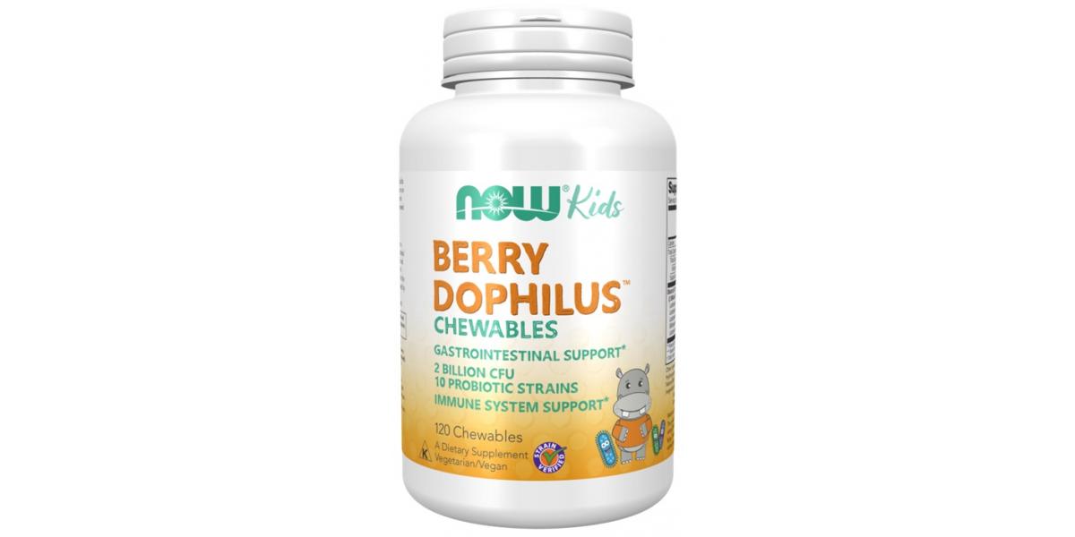 NOW Foods BerryDophilus Kids Chewables - Powerbody.com - wholesale ...